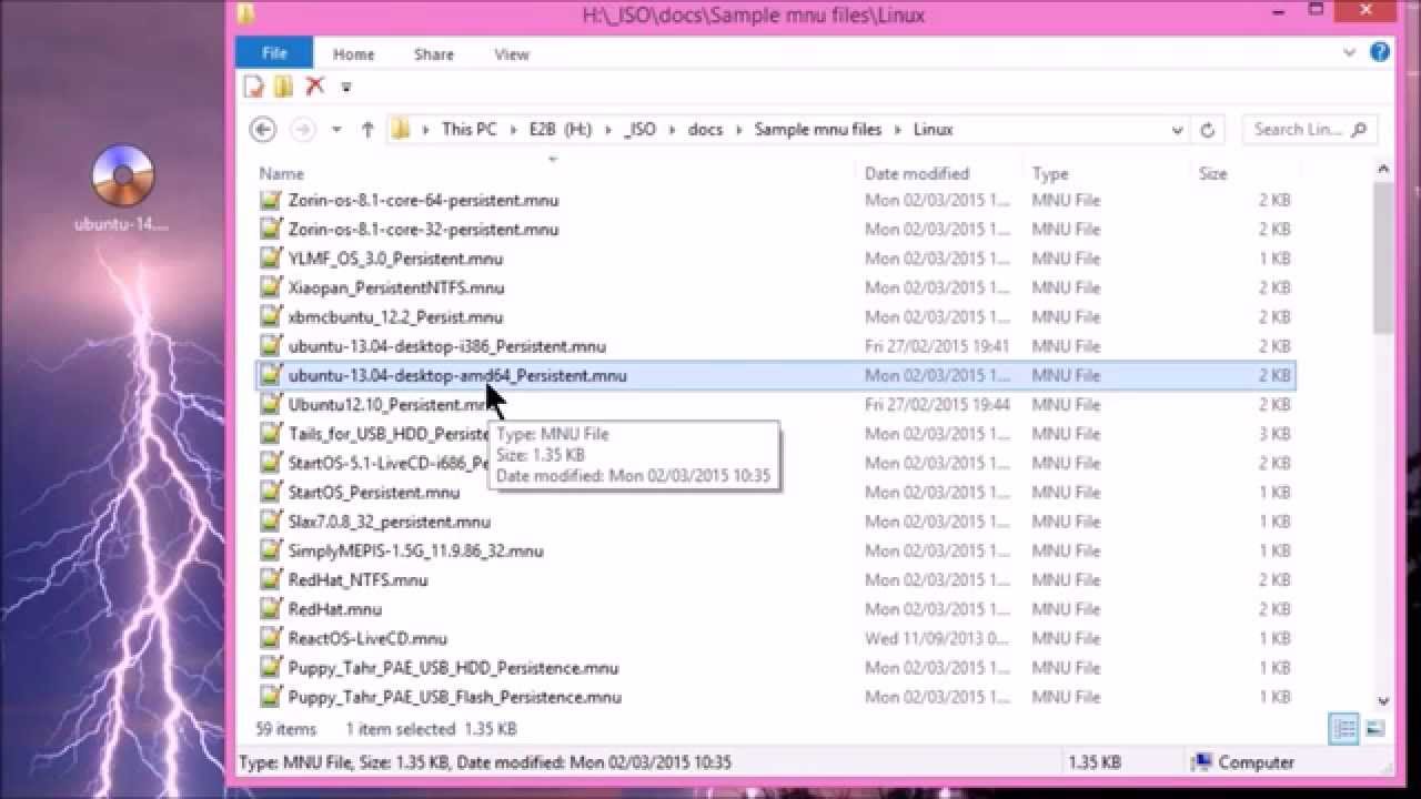 Easy2Boot USB Multiboot - Boot from linux ISOs with Persistence (E2B ...