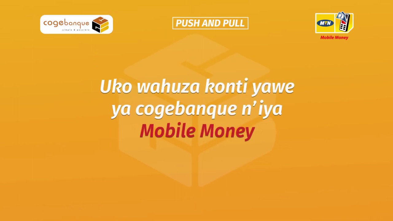 Linking your Cogebanque account to your MTN Mobile Money account - YouTube