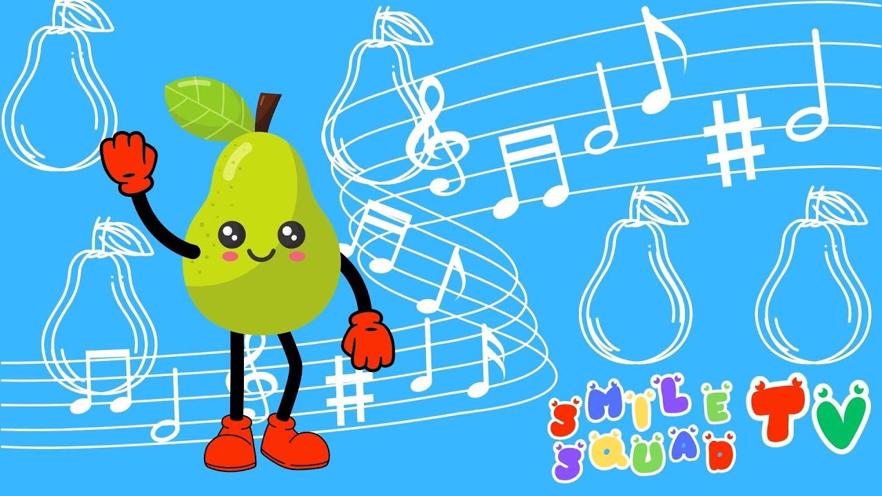 Pear Song For Kids | Fruits Song | Nursery Rhymes & Kids Songs | Learn ...