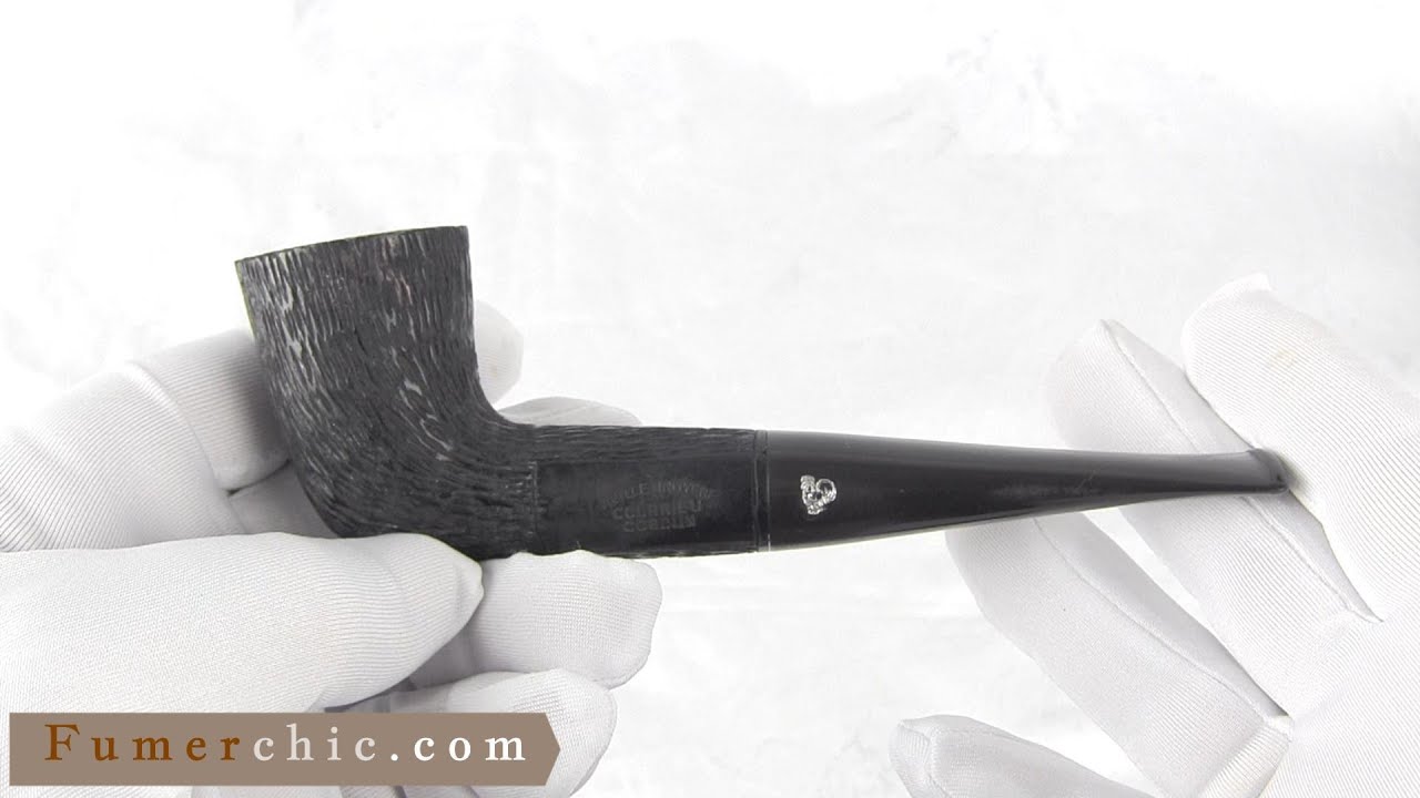 Pipe Courrieu de Cogolin 108, foyer doublé écume véritable, ébonite ...