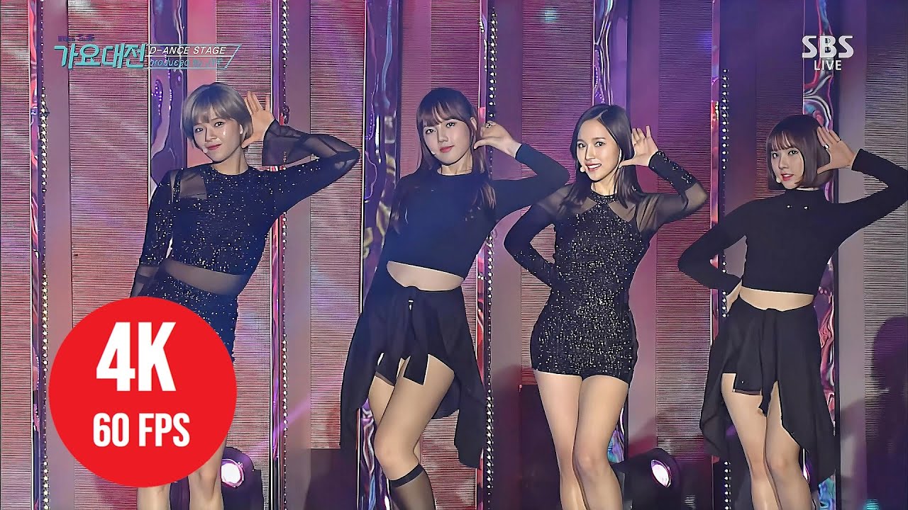 [ 4K LIVE ] GFRIEND + TWICE - D-ANCE STAGE (produced by JYP) - (161226 ...