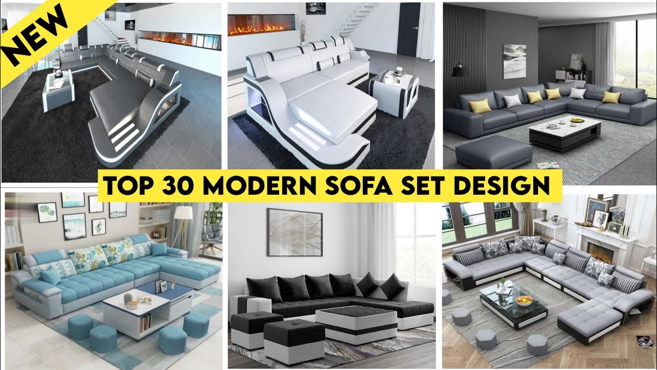 Top 30 Modern Sofa Design Idea's | Modern Sofa Set Design | Wooden Sosa ...