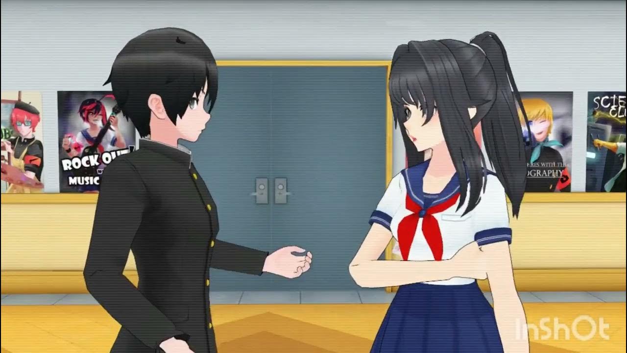 MMD Ayano Aishi X Taro Yamada Celos ️‍🩹 - YouTube