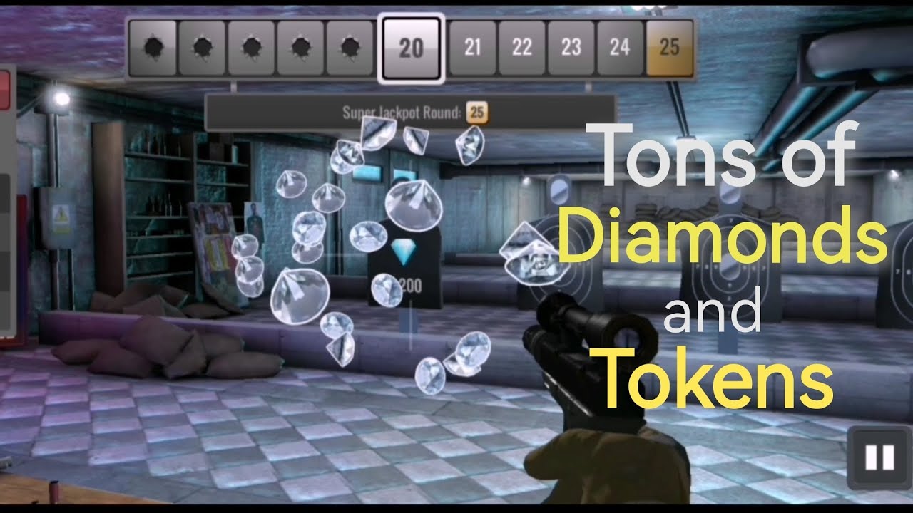 Tons of diamonds and tokens for free with 4x Shooting Range Challenge ...