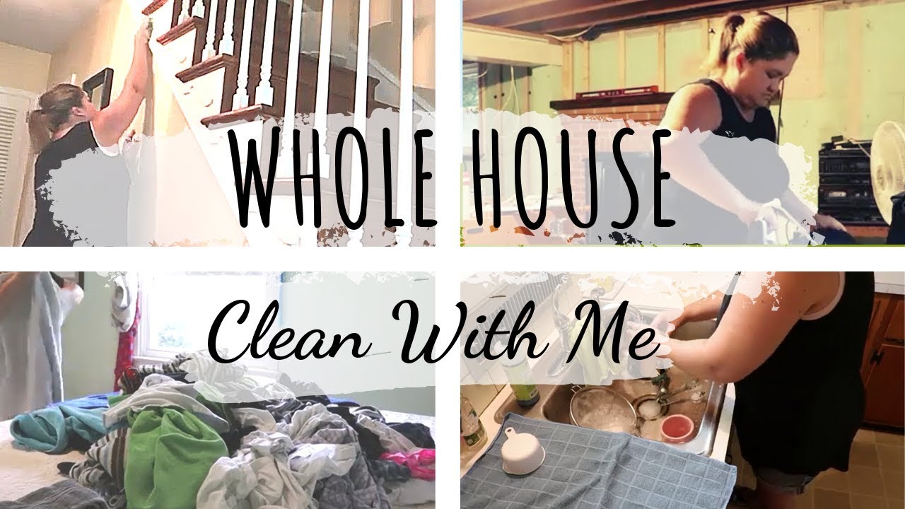 ALL DAY WHOLE HOUSE CLEAN WITH ME / CLEANING MOTIVATION 2019 - YouTube