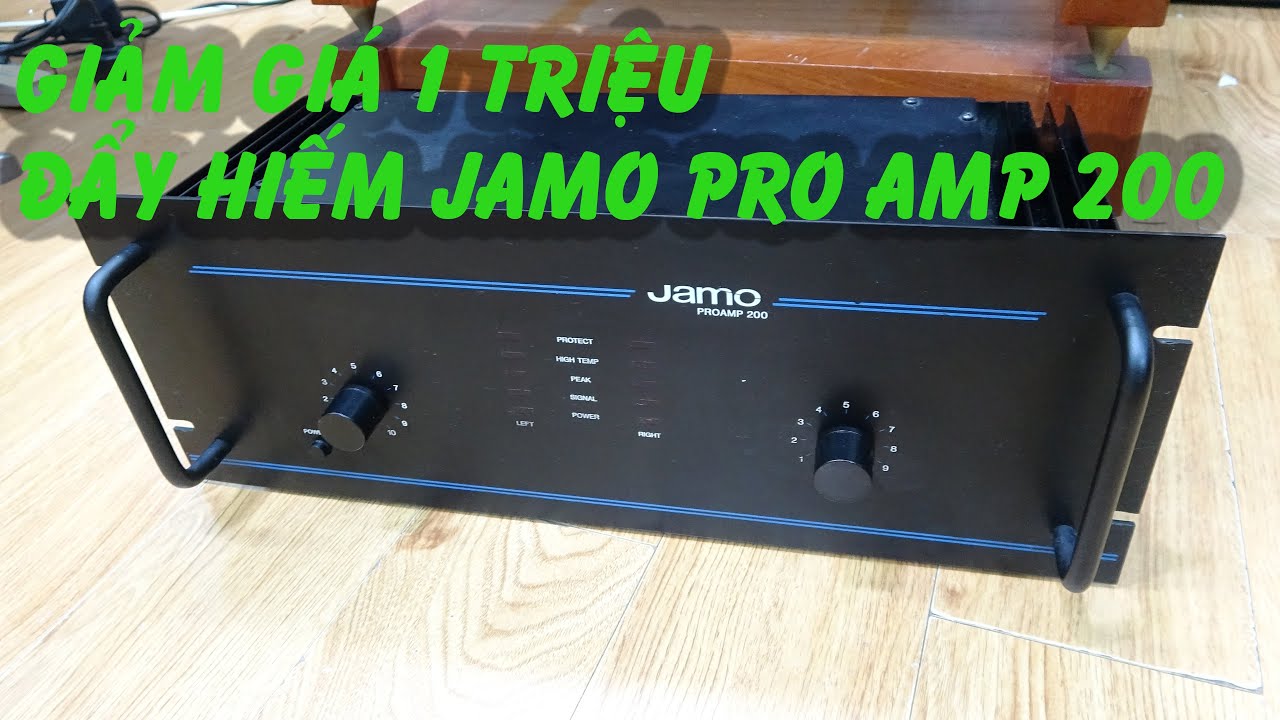 giảm xả lỗ 1 triệu Power ampli hiếm JAMO PRO AMP 200, - YouTube