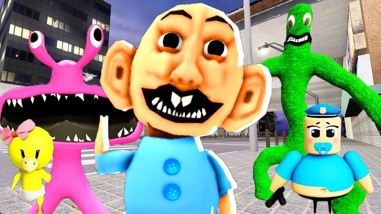Roblox Scary Obby - The Carnival, Siren Cop's, Grumpy Gran, Barry's ...