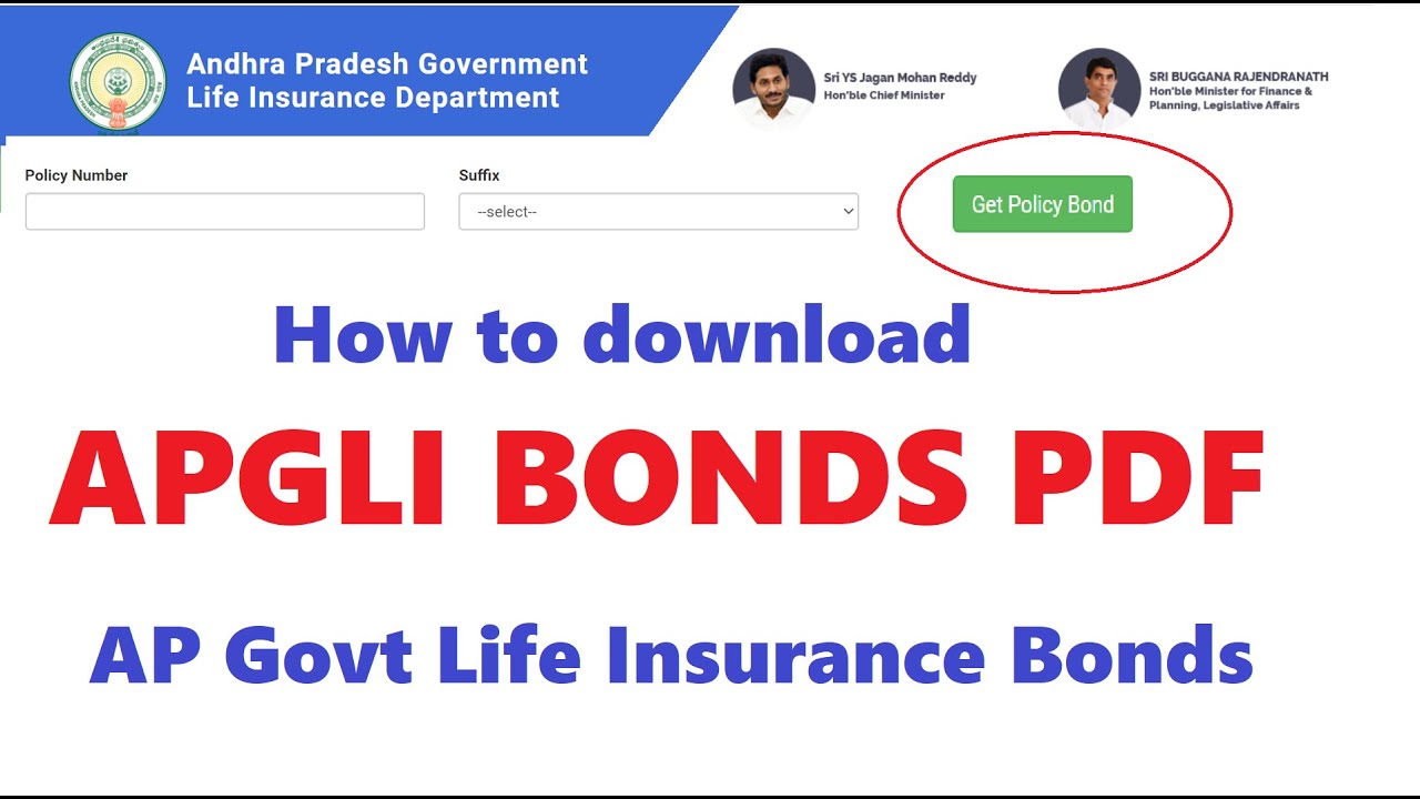 APGLI BOND download | Andhra Pradesh Government Life Insurance (APGLI ...
