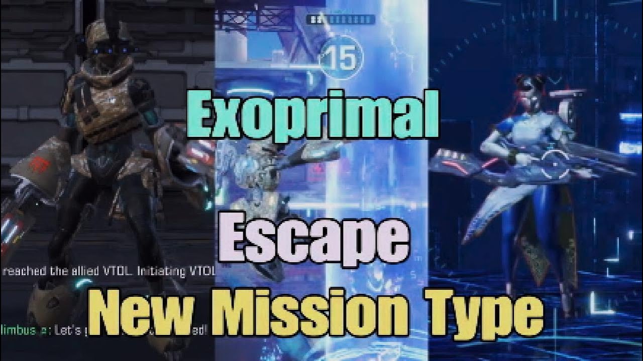 Exoprimal Escape Feat Robot Chun Li Season 2 New Mode Space Elevator ...