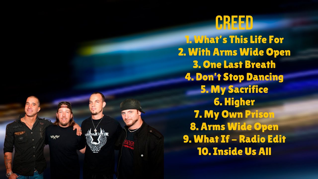 Creed-Timeless hits selection-Finest Tracks Mix-Honored - YouTube