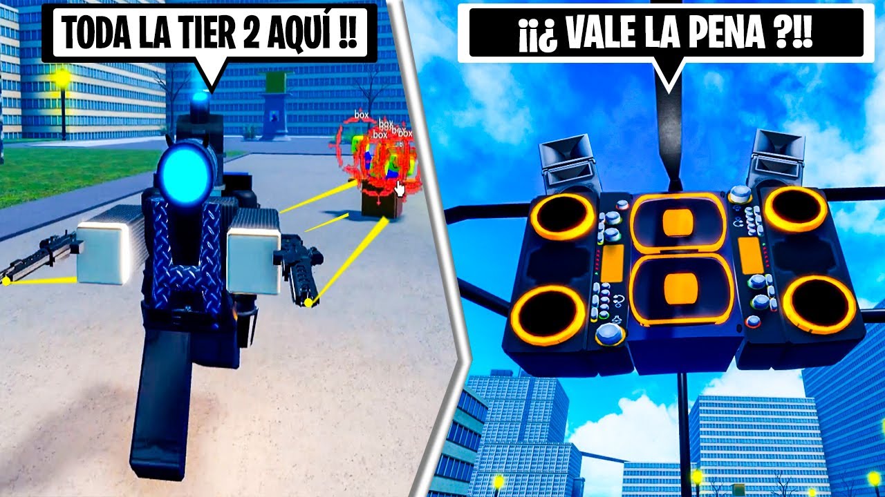 Nueva TIER 2 TODOS LOS NUEVOS PERSONAJES SHOWCASE !!l Roblox Skibidi ...