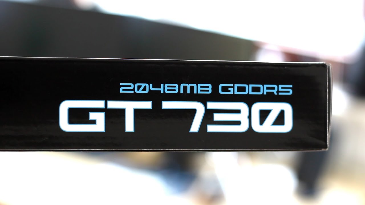 Review: Gigabyte Geforce GT 730 - YouTube