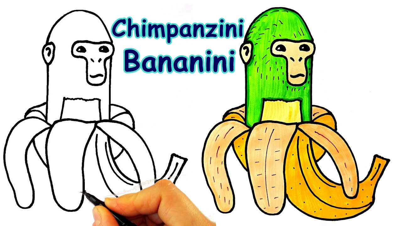 Chimpanzini Bananini Çizimi - How To Draw Chimpanzini Bananini Easy ...