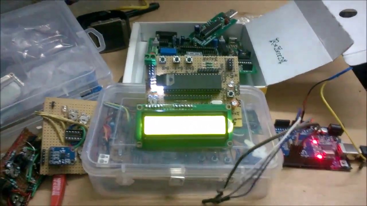 stopwatch using AT89c51 microcontroller - YouTube