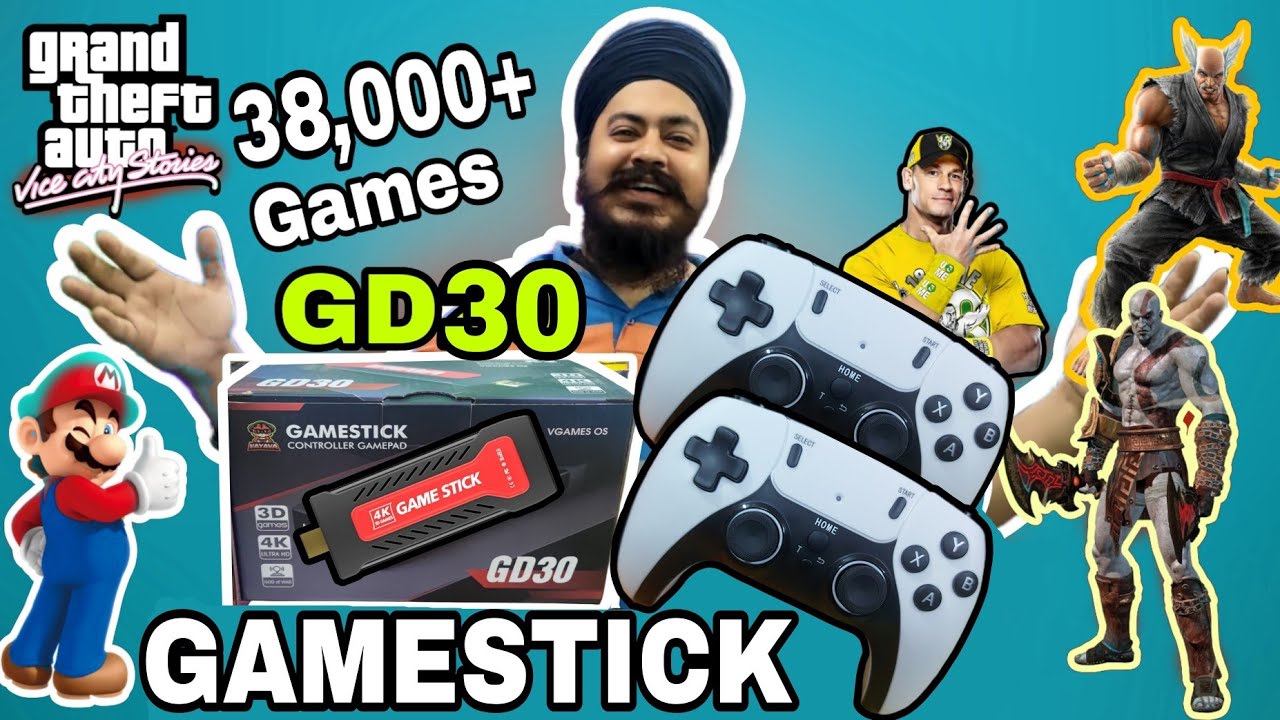 Updated💥 Gamestick GD30 Version 2 Unboxing Testing (Must Watch) Better ...