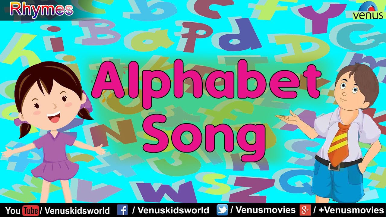 Alphabet Song - Lets Learn To Say Our A B C ~ Popular Rhyme - YouTube