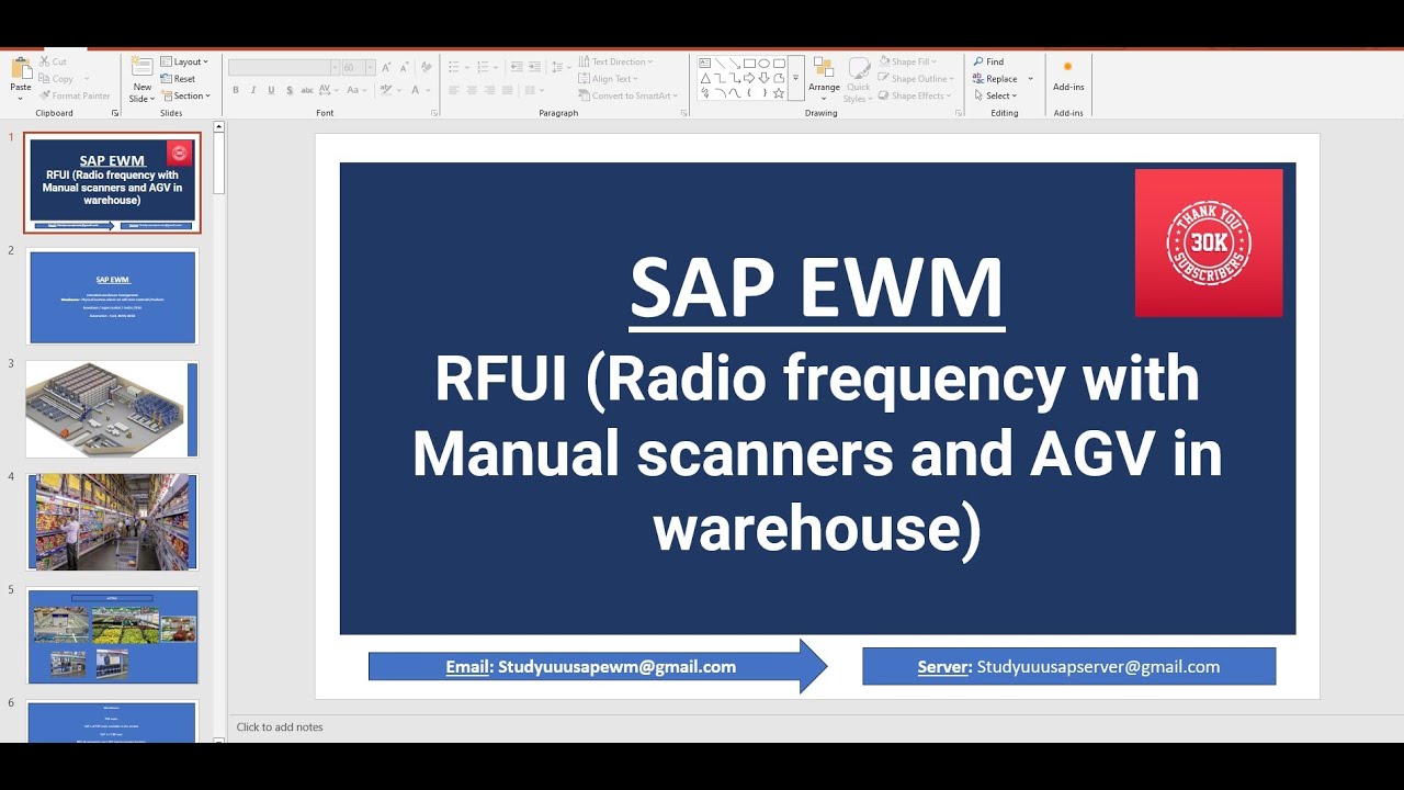 SAP EWM: RFUI (Radio frequency with Manual scanners and AGV in ...