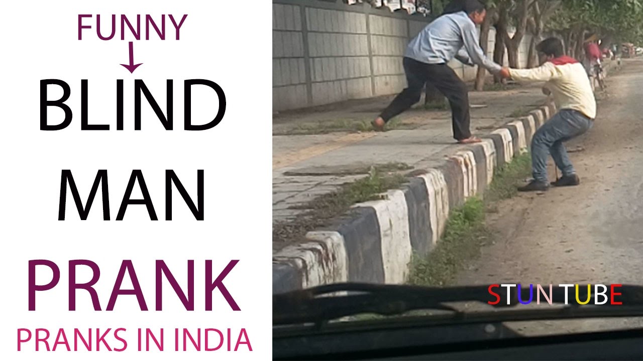 Funny Blind Man On Street Prank | Prank In India - YouTube