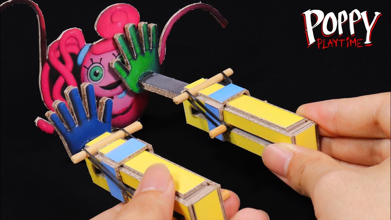 박스로 진짜 발사되는 그랩팩 만들기 - 파피 플레이타임 2 | Making REAL Working GrabPack | Poppy ...