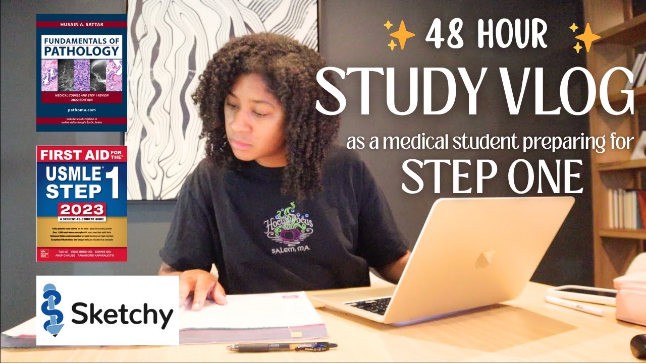 48 HOUR STEP ONE STUDY VLOG | Realistic Dedicated Routine 🧠📚 - YouTube