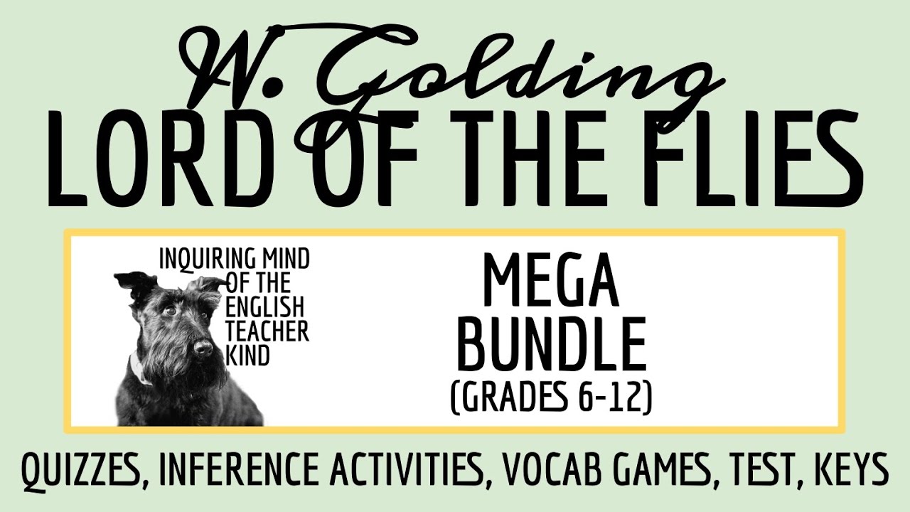 Lord of the Flies Quizzes, Close Reading Activities, Vocabulary Games ...