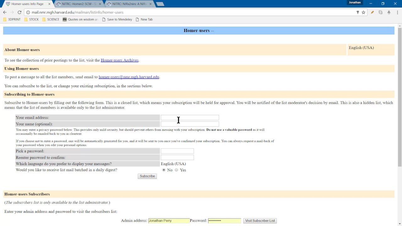 Basic Intro to Homer2 Website - YouTube