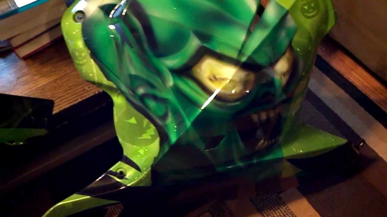 Green Goblin Bike Custom Painted CBR 600rr Fairings/Plastics - YouTube
