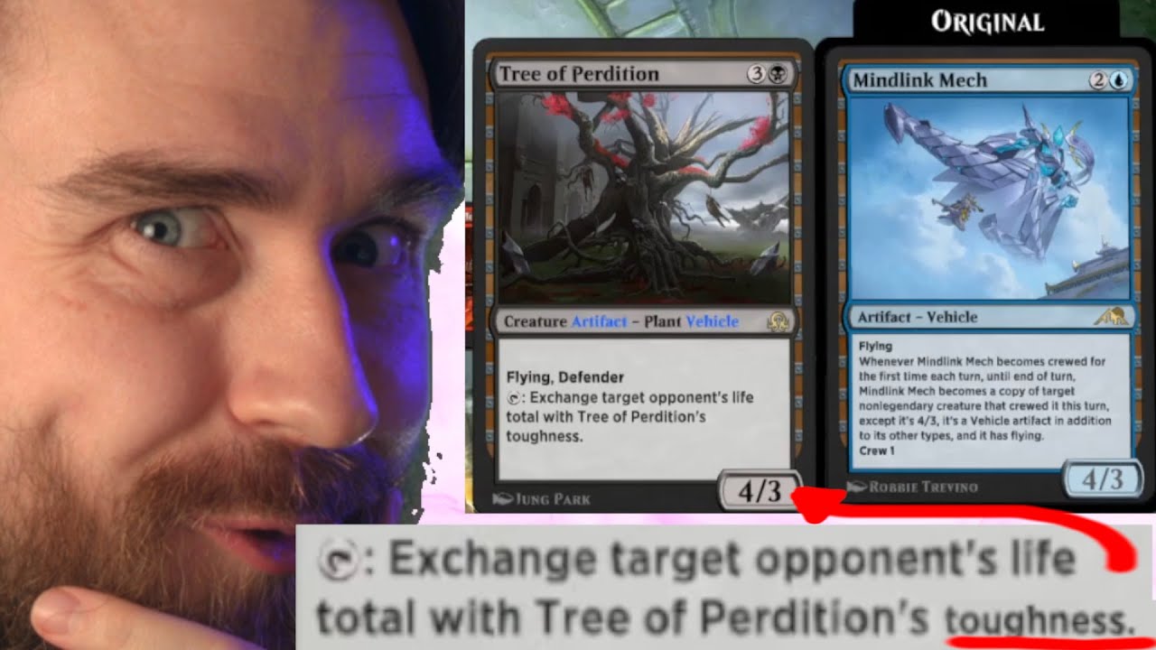 YOUR LIFE TOTAL IS AND ALWAYS WILL BE EXACTLY 3! Tree Mindlink Mech ...