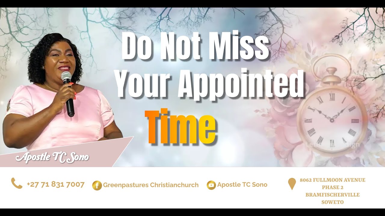 Don't Miss Your Appointed Time - YouTube