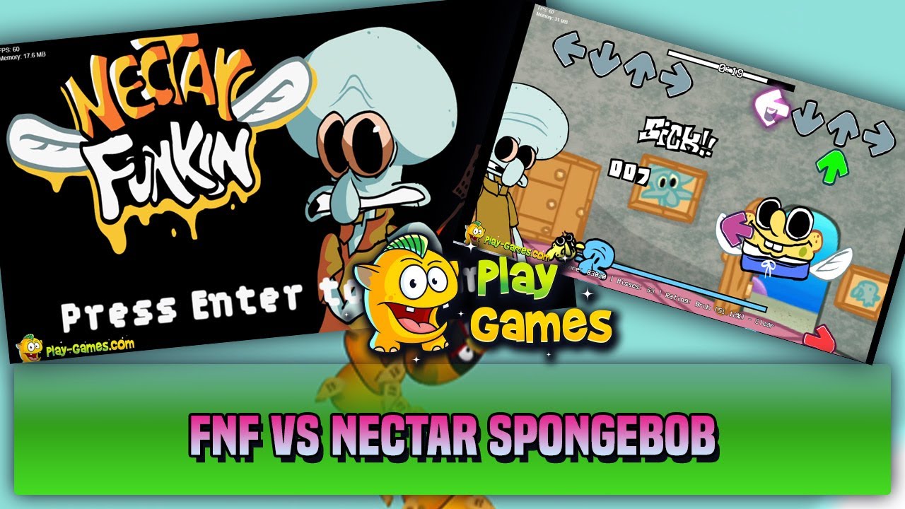FNF vs Nectar SpongeBob Playthrough - YouTube