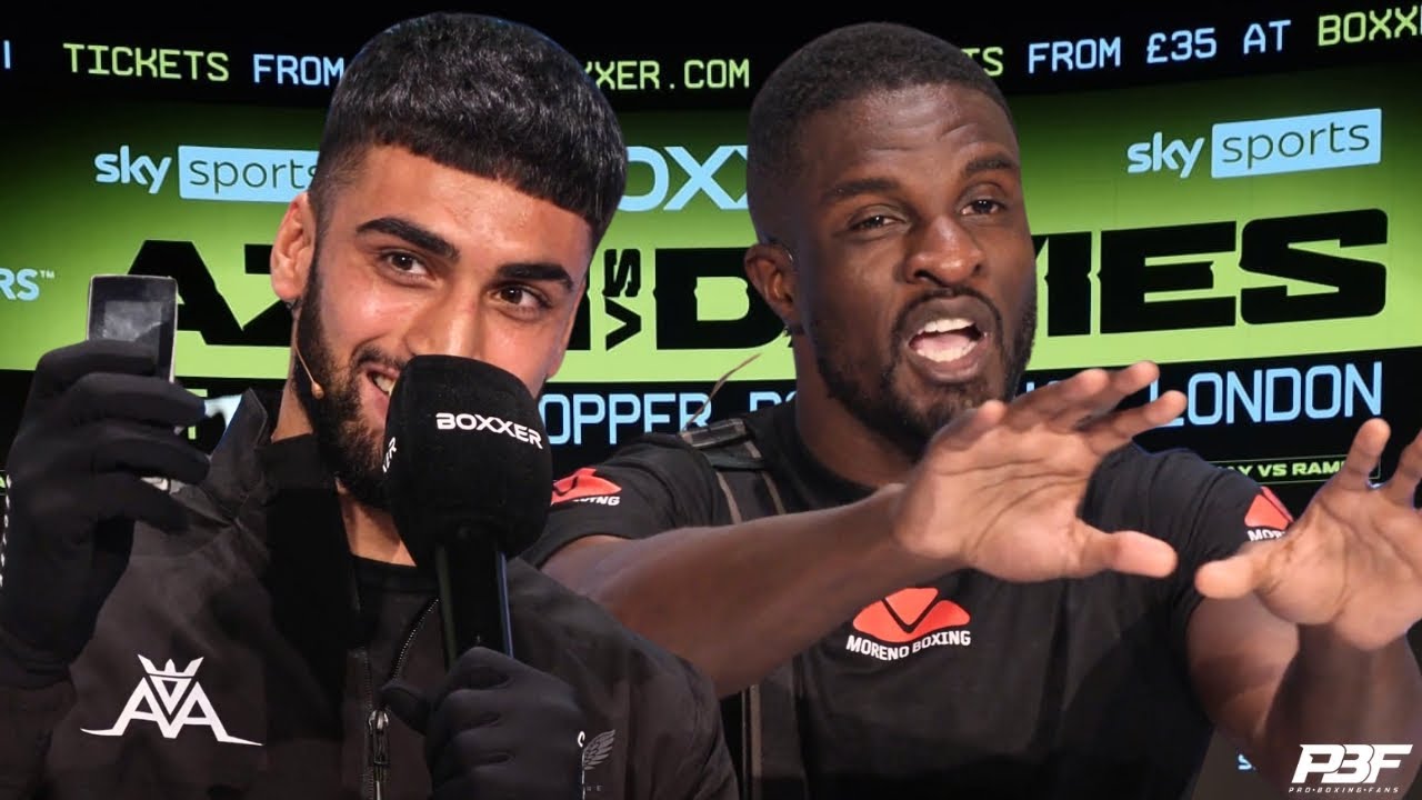 ADAM AZIM VS OHARA DAVIES • FULL INTENSE FINAL PRESS CONFERENCE ...