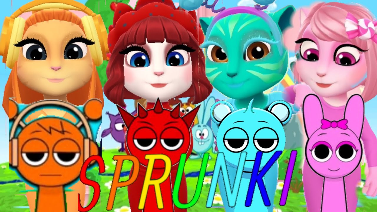 My talking Angela 2 SPRUNKI INCREDIBOX Oren, Vineria, Durple, Simon New ...
