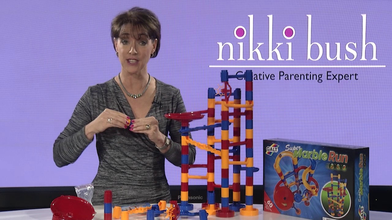 Physics and maths in action with a Galt marble run - YouTube