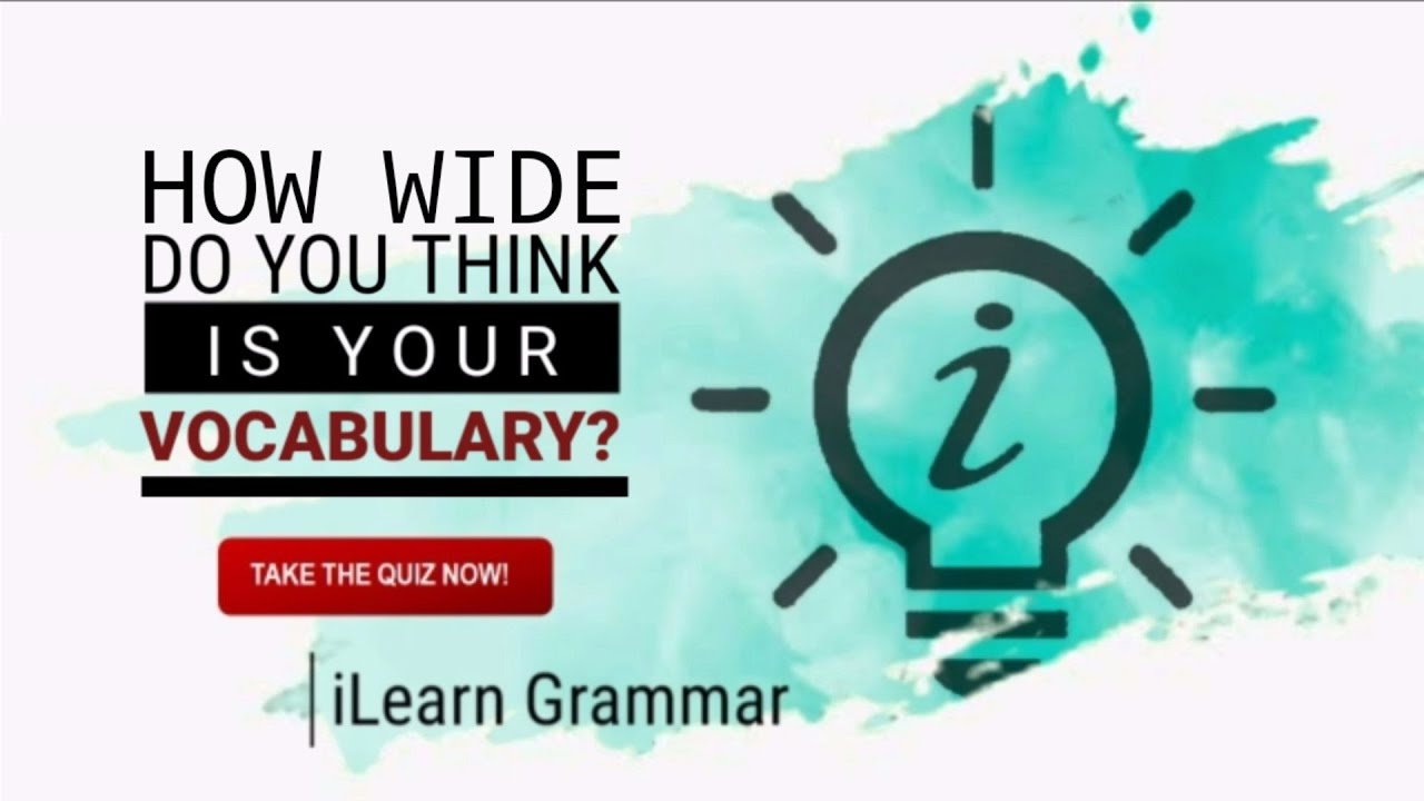 ENGLISH VOCABULARY TEST | How Good Is Your Vocabulary? - YouTube