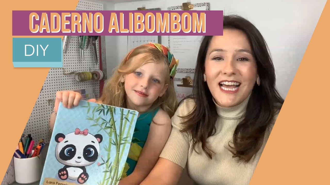 Caderno Personalizado (modelo Alibombom) - YouTube