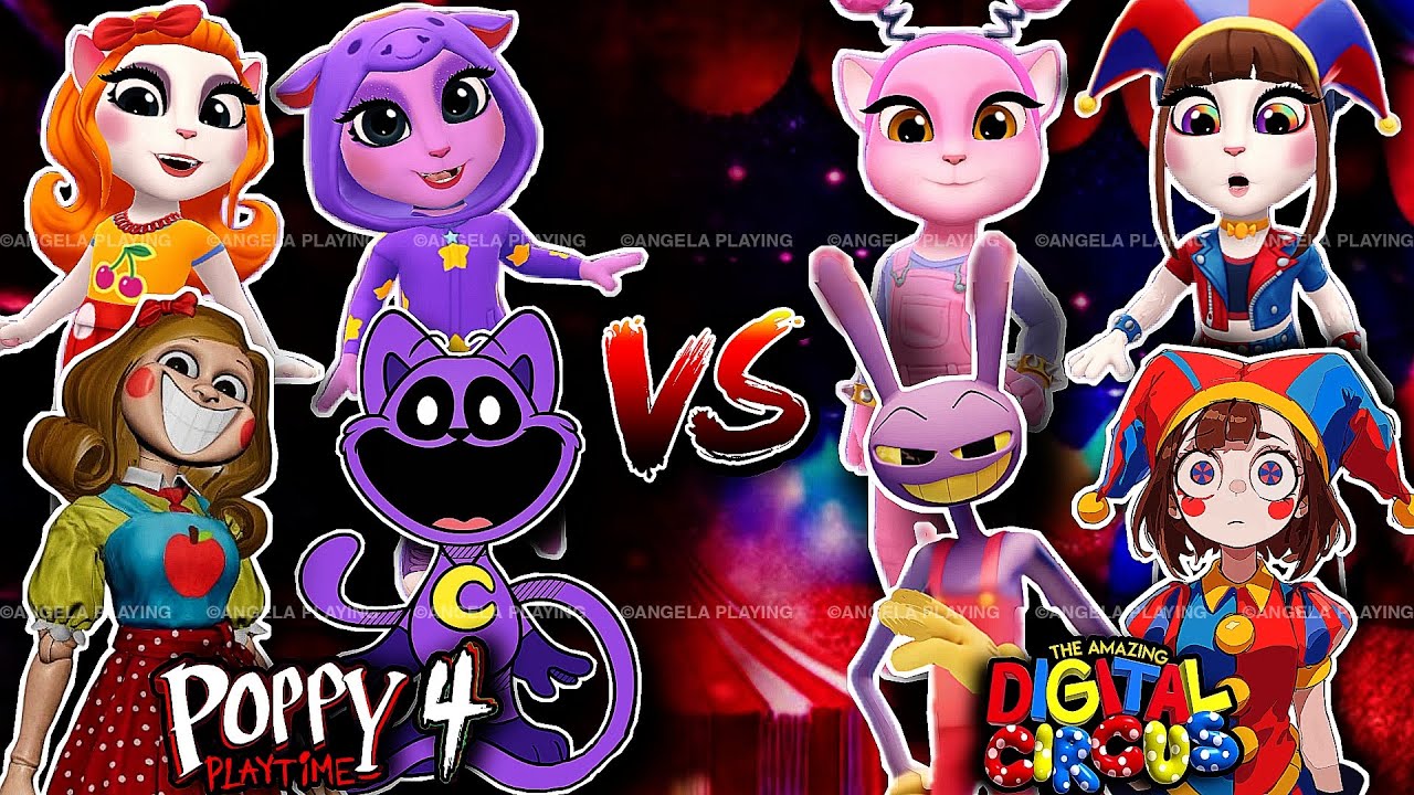 Poppy Playtime Chapter 3 Vs The Amazing Digital Circus | Miss Delight ...