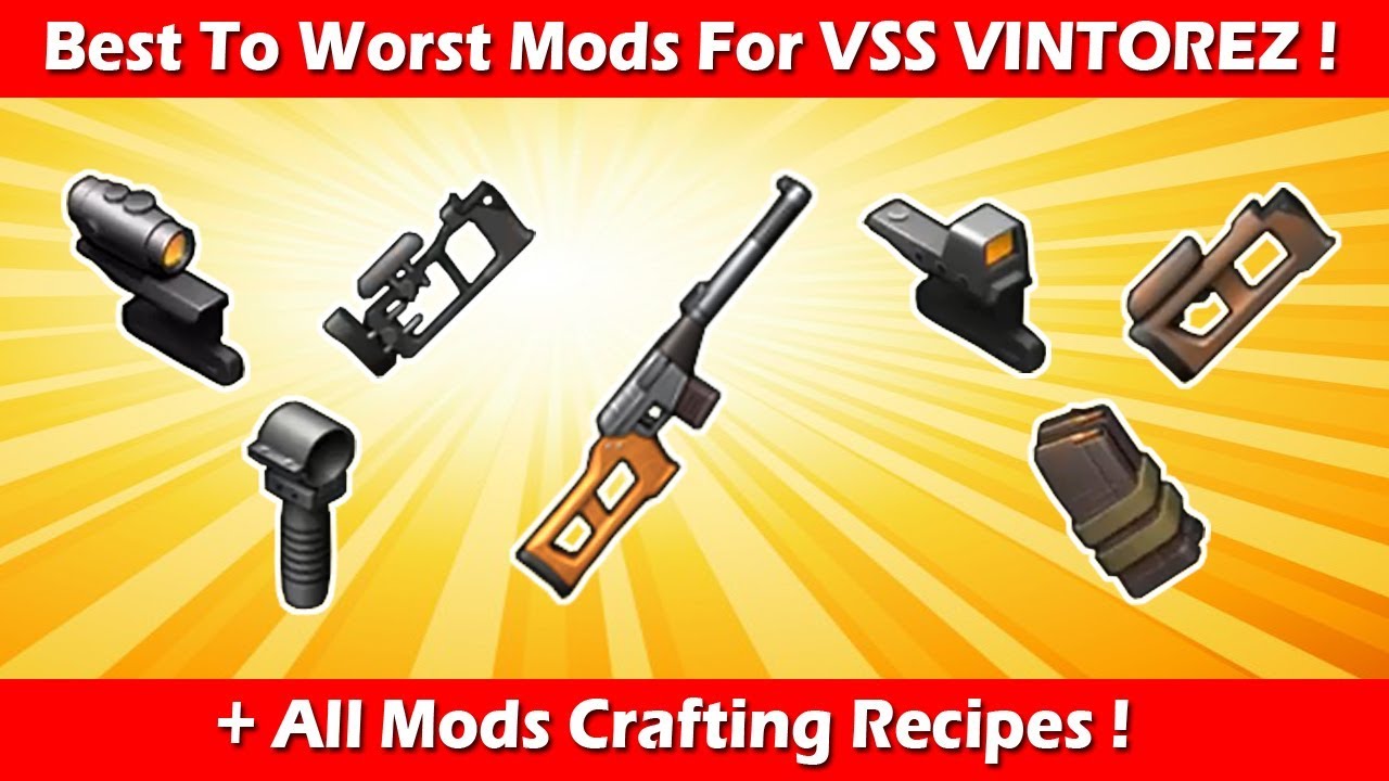 Best & Worst Mods For "VSS Vintorez" With Crafting Recipes! Last Day On ...