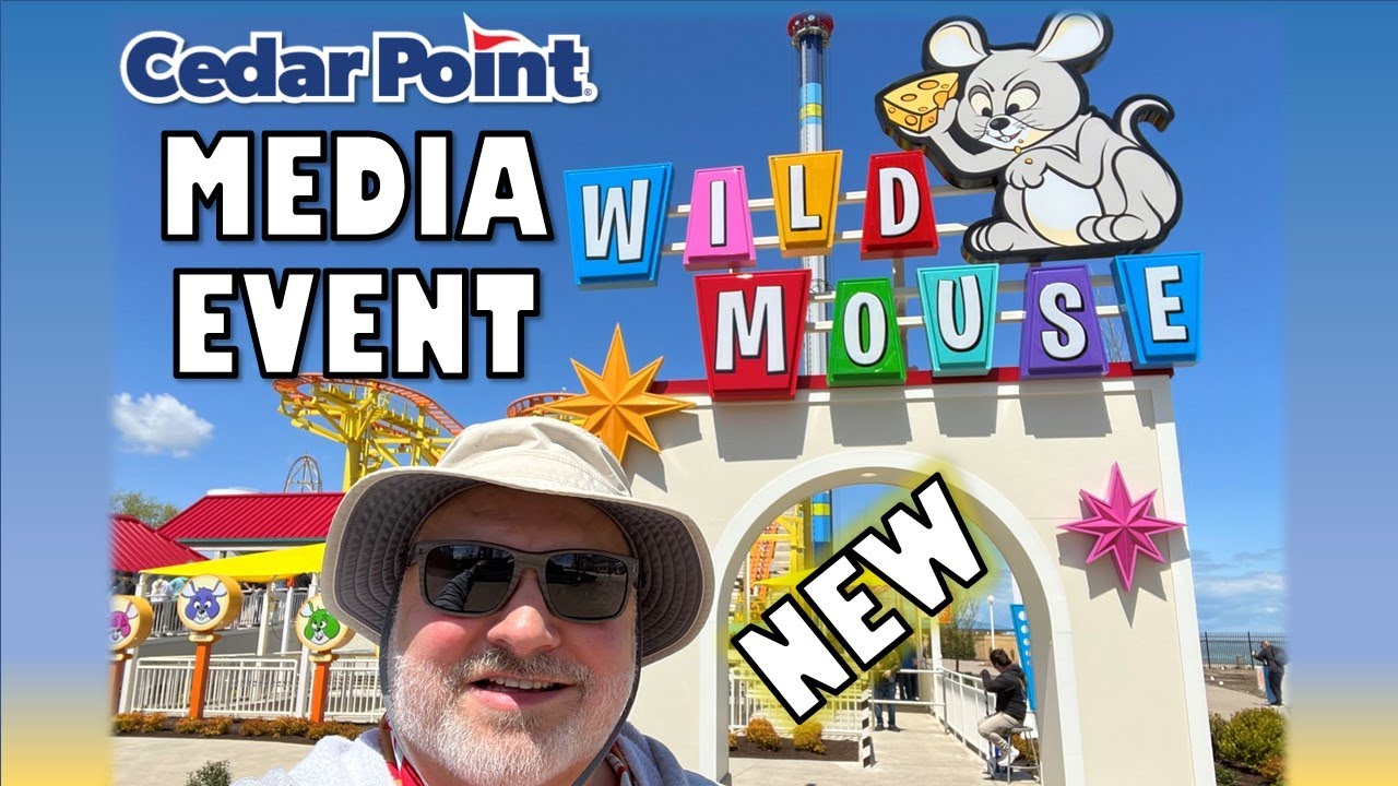 CEDAR POINT MEDIA EVENT | NEW Wild Mouse Coaster | Grand Pavilion ...