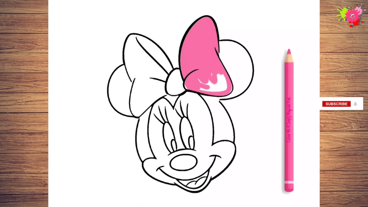 How to draw Mickey Mouse for Kids | Mickey mouse drawing for kids ...