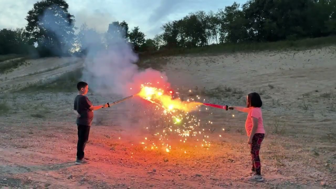 Knight Sword & Princess Sword by Big Fireworks - YouTube