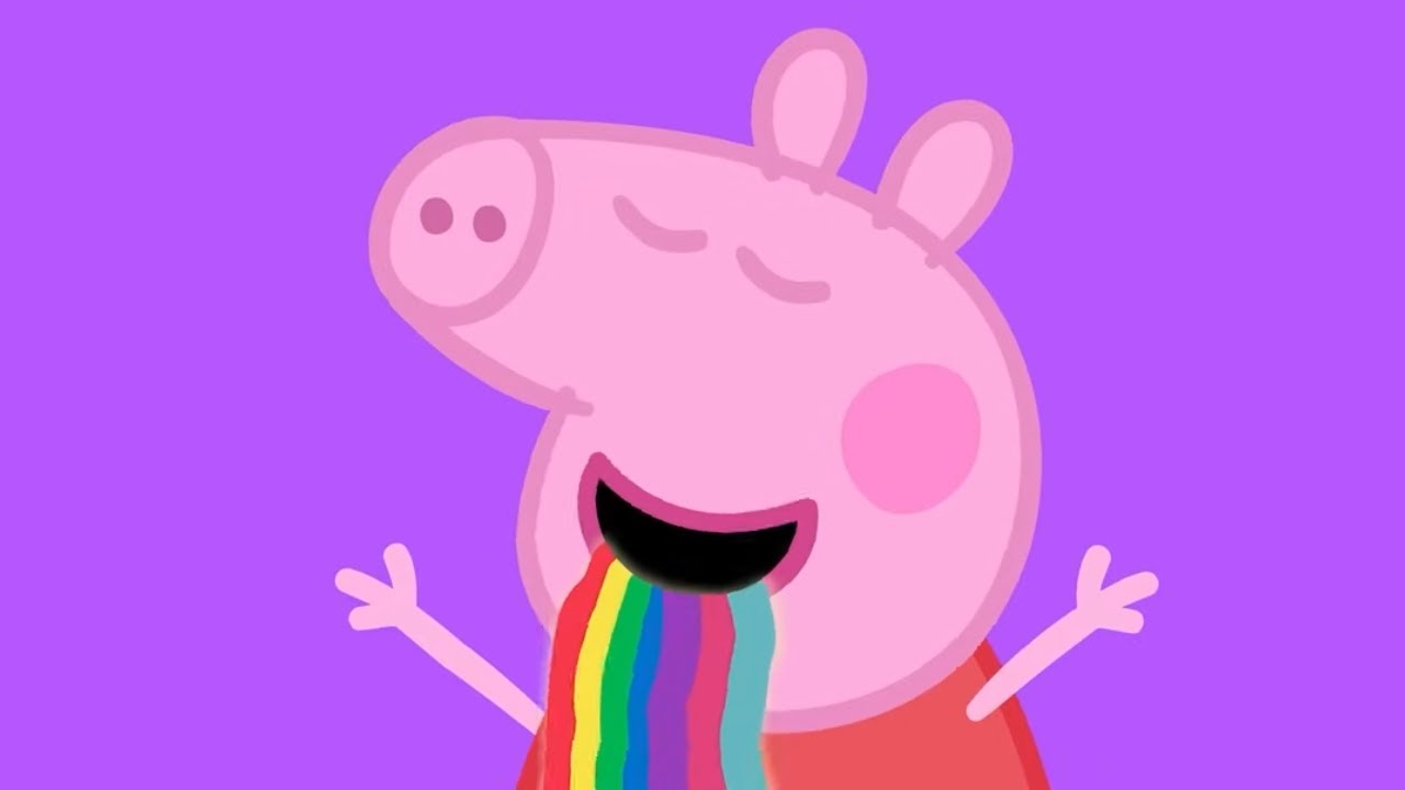 Peppa's Rainbow Tongue! 🌈 🐽 Peppa Pig Full Episodes - YouTube