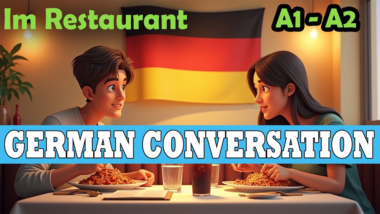 Deutsch A1 Im restaurant | Learn German | German Conversation Practice #germanlanguage # ...