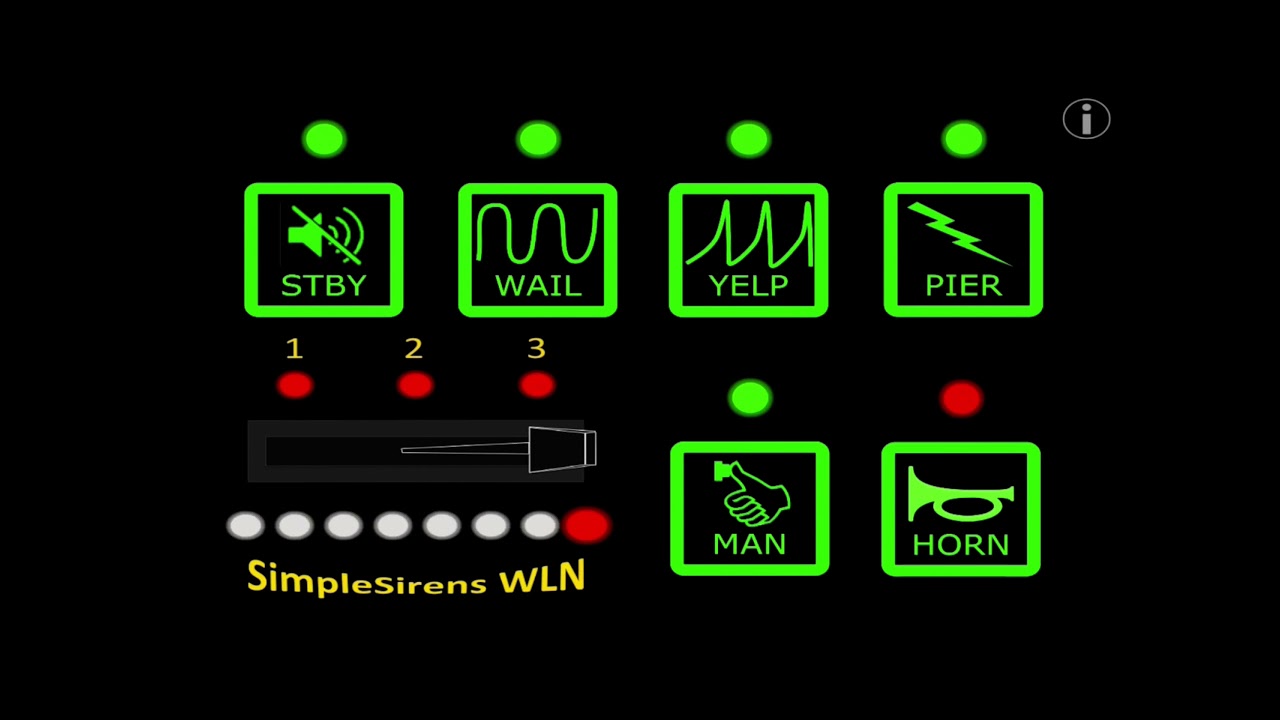 Whelen cencom gold siren demo - YouTube