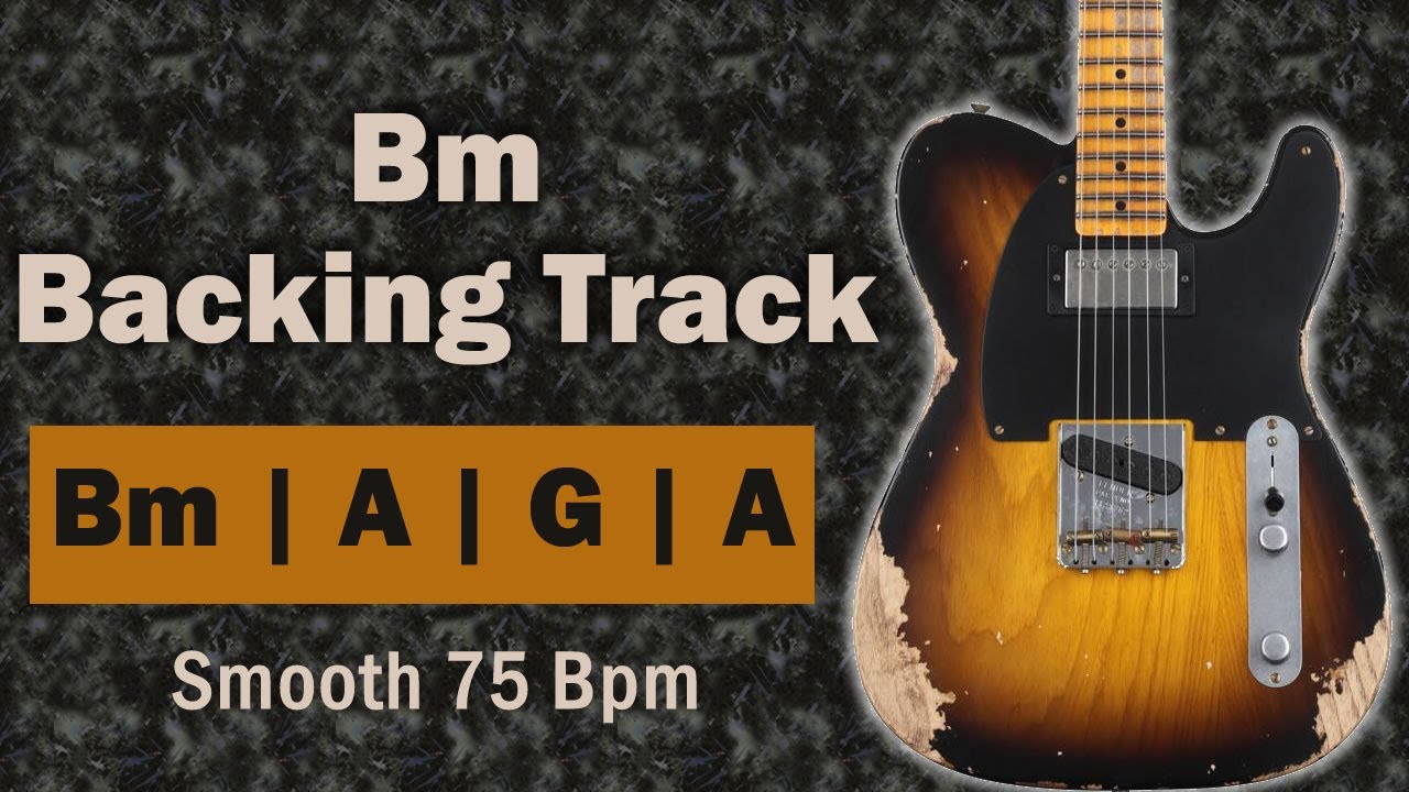 Smooth Backing Track in Bm | 75 Bpm - YouTube