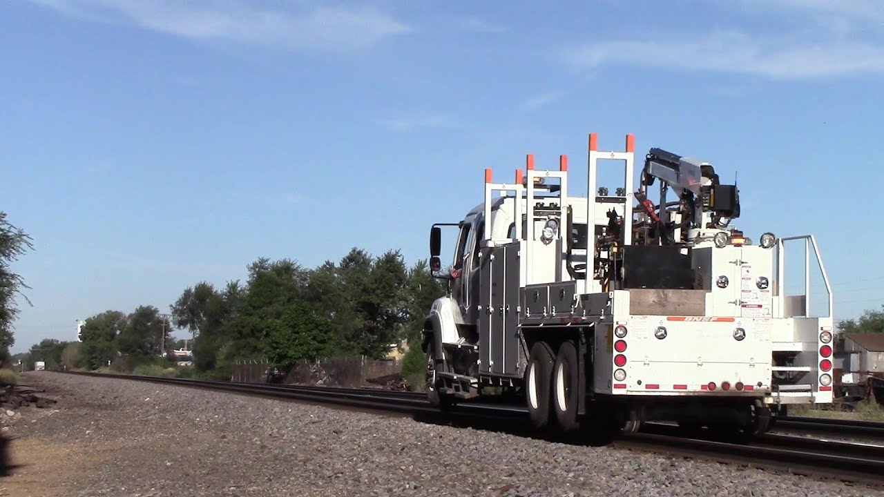 BNSF High Rail Truck Clip 09/14/13 - YouTube