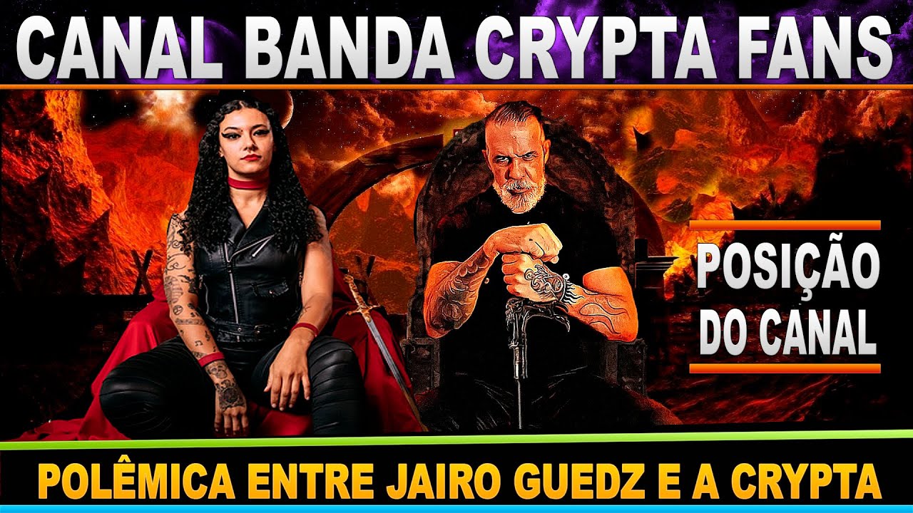 POLÊMICA ENTRE JAIRO GUEDZ E BANDA CRYPTA - YouTube