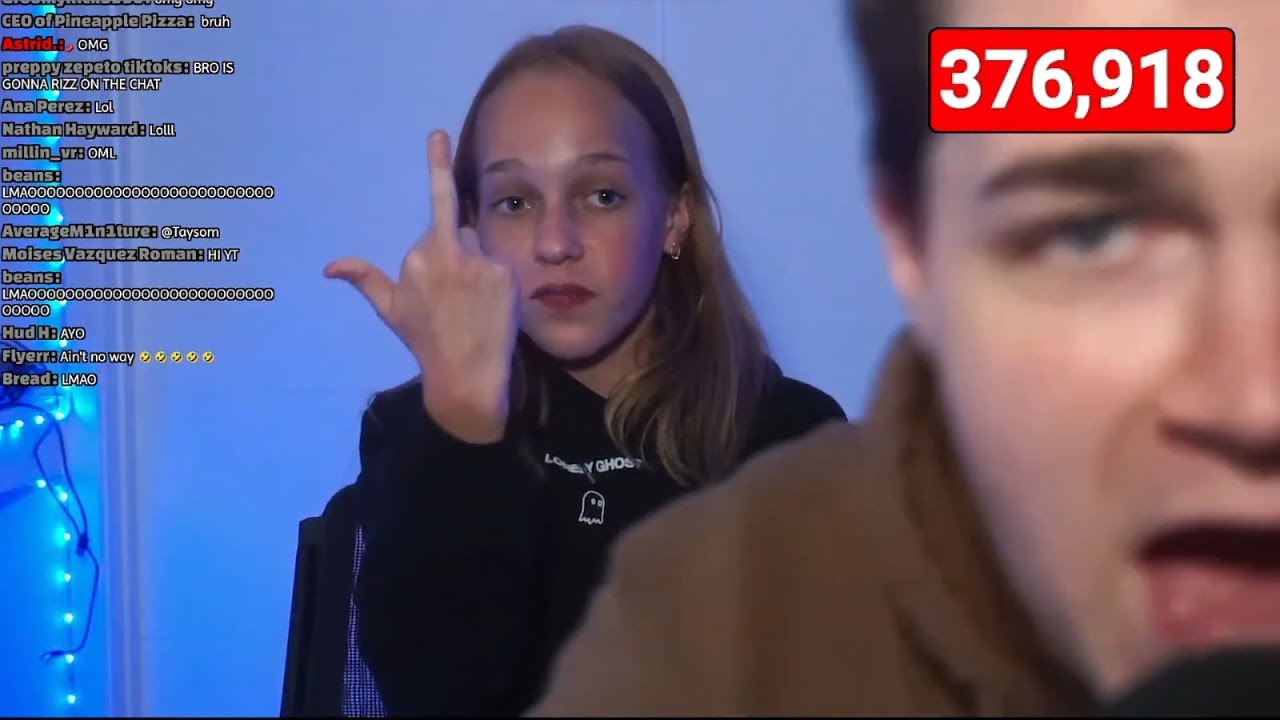 steaks sister flips off the stream - YouTube