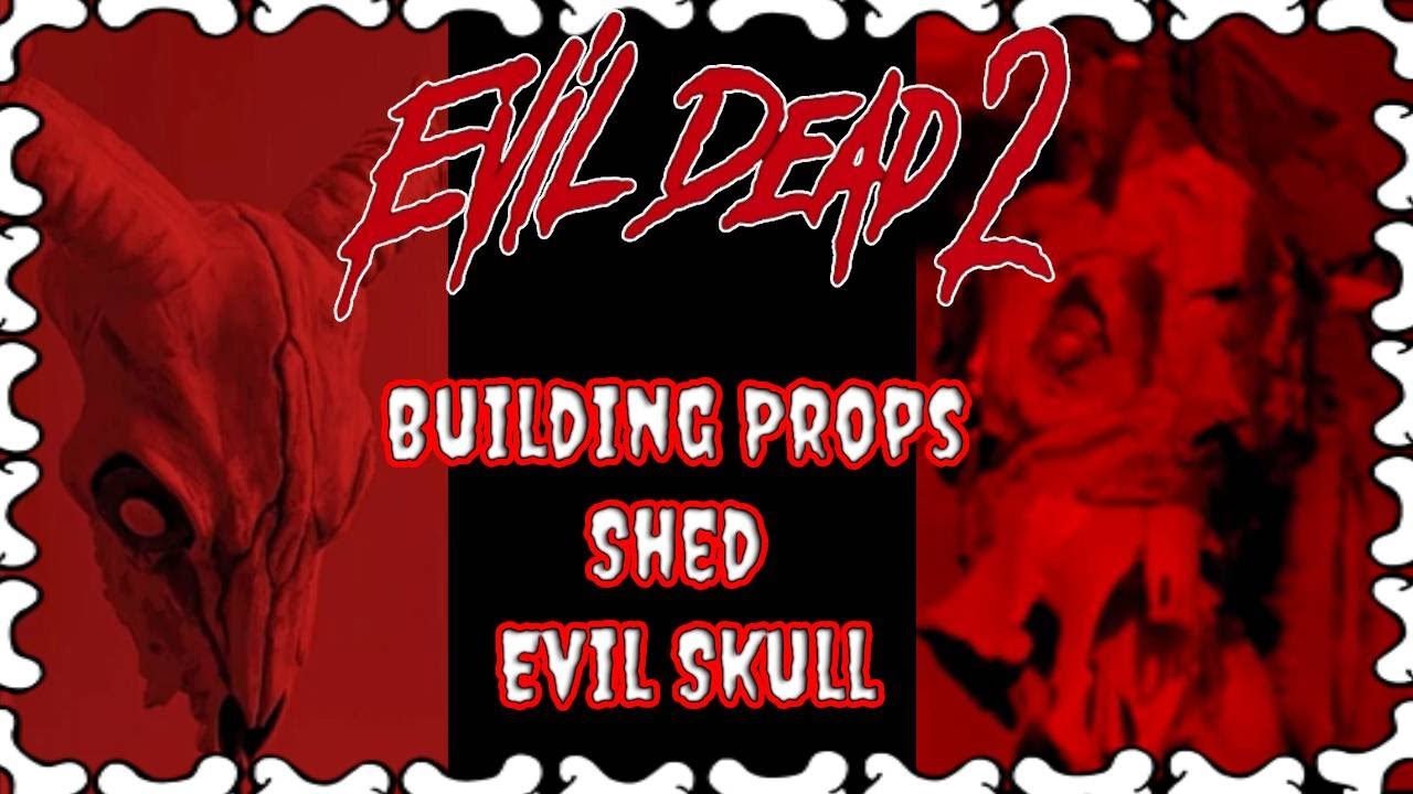 Evil Dead 2 DIY Prop Halloween Shed Scene Cow Skull #diyhalloweendecor ...
