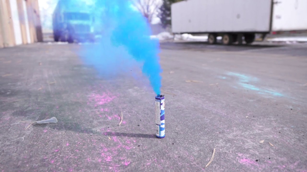 Blue smoke string pull - YouTube