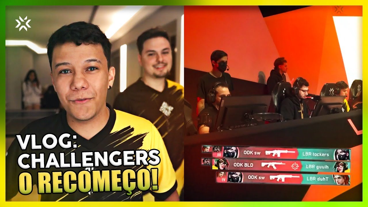 ESTREIA COM VITÓRIA | Vlog ODK no ChallengersBR - Split 2! (DIA 1 ...
